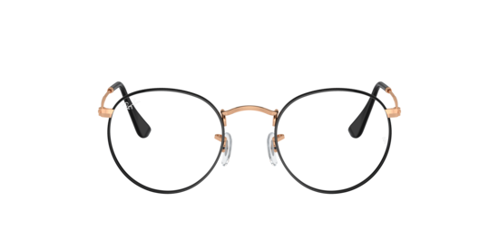 Ray-Ban RB3447V Round Metal Optics Black Eyeglasses | Glasses.com ...