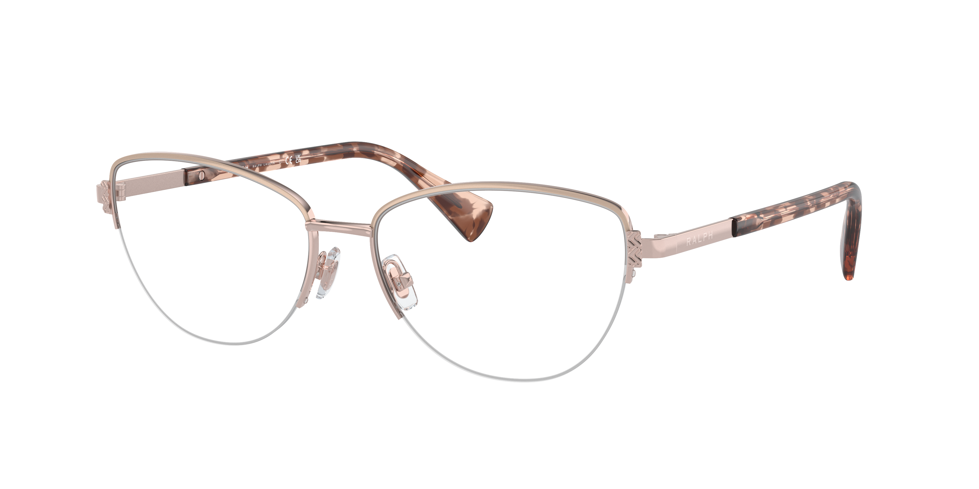 Ralph by Ralph Lauren RA6059 Shiny Rose Gold Eyeglasses | Glasses.com ...