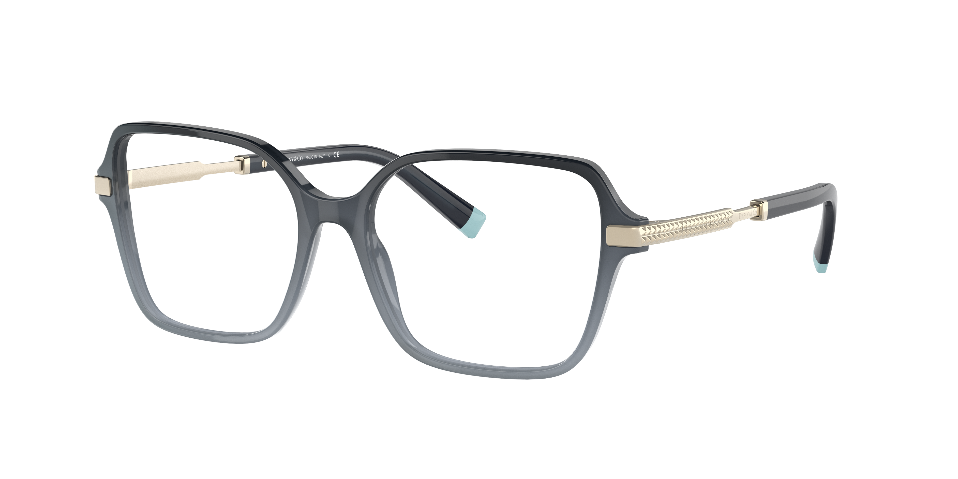 Tiffany TF2222 Opal Blue Gradient Eyeglasses | Glasses.com® | Free Shipping